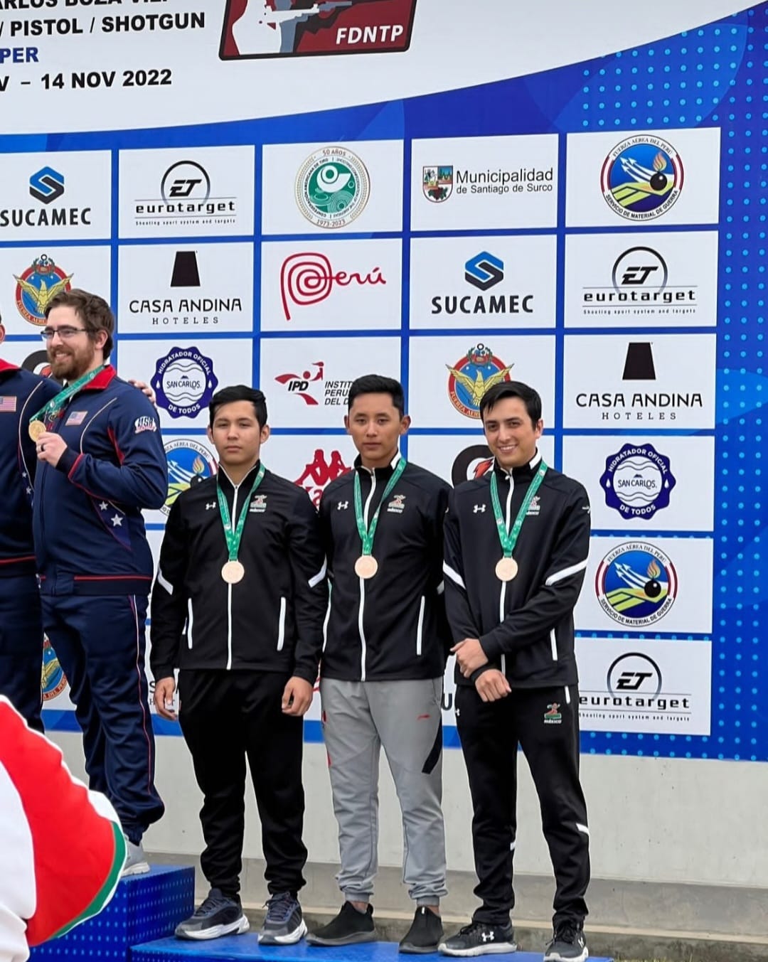 Dos bronces para México en tiro