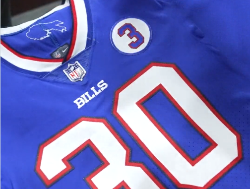Los Bills homenajean a Damar Hamlin