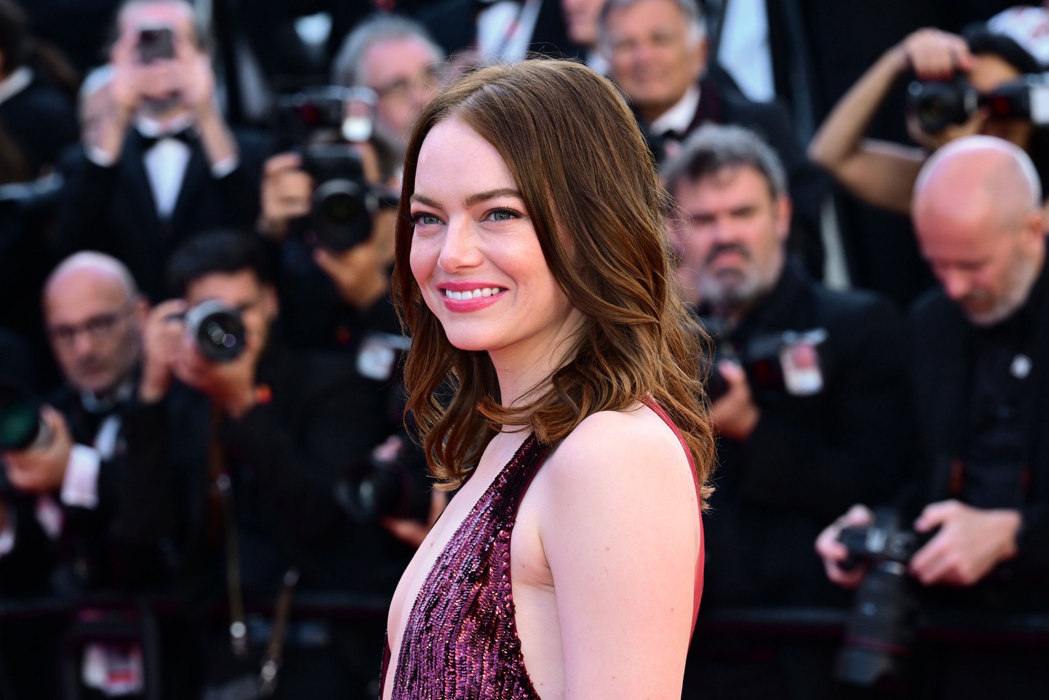 Emma Stone provoca la locura en Cannes