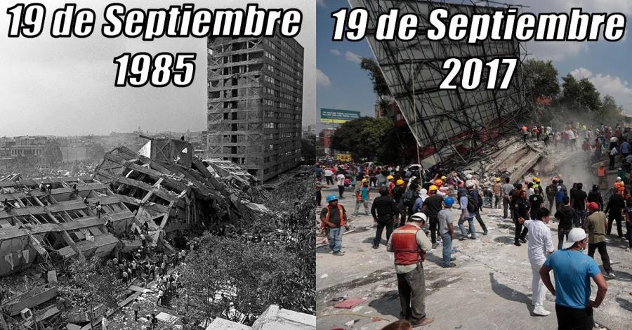 40 años del sismo de 1985 y 8 años del de 2017, dos momentos que ...