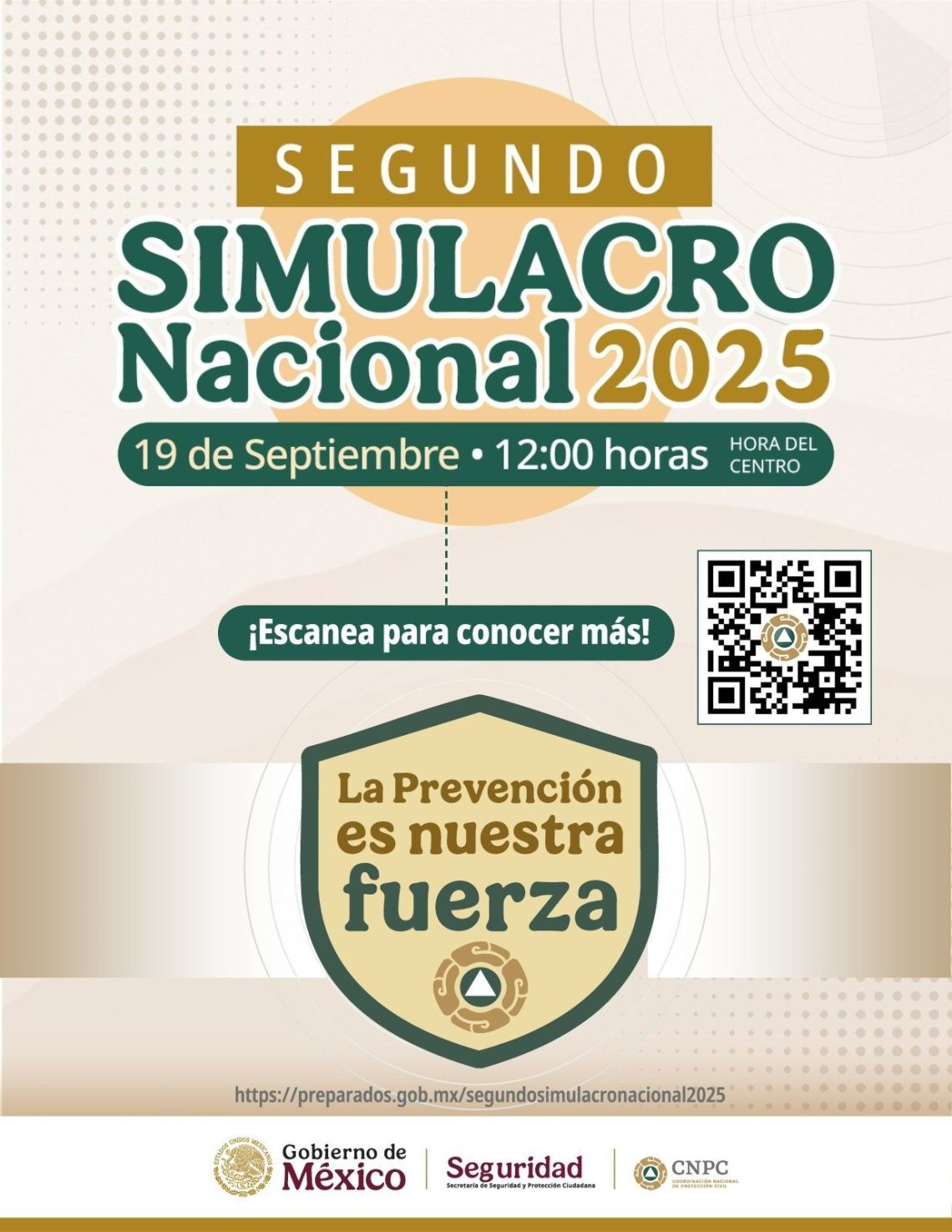 Simulacro Nacional 2025: México se prepara este 19 de septiembre